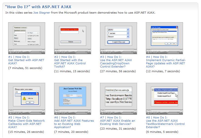 ScottGu's Blog - Free ASP.NET AJAX 1.0 ScottGu's Blog - Free ASP.NET AJAX 1.0