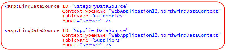 Scottgus Blog Linq To Sql Part 5 Binding Ui Using The Asplinqdatasource Control