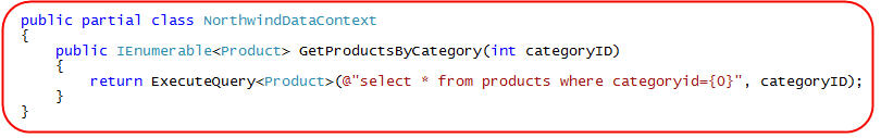Scottgus Blog Linq To Sql Part 8 Executing Custom Sql Expressions