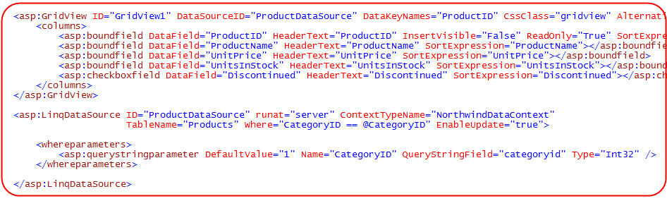 Scottgus Blog Linq To Sql Part 9 Using A Custom Linq Expression With The Control