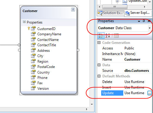 Scottgus Blog Linq To Sql Part 7 Updating Our Database Using Stored Procedures
