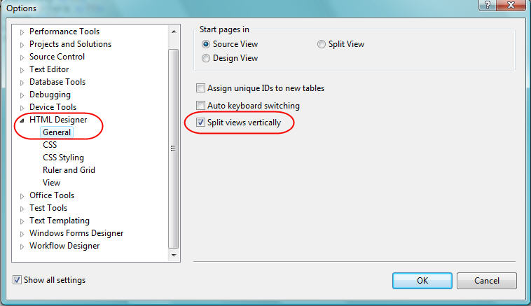 ScottGu's Blog - Enabling Vertical Split View in VS 2008 ScottGu's Blog - Enabling Vertical Split View in VS 2008