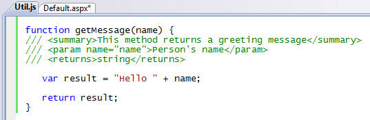 ScottGu's Blog - VS 2008 JavaScript Intellisense ScottGu's Blog - VS 2008 JavaScript Intellisense