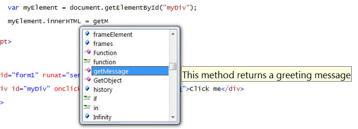 ScottGu's Blog - VS 2008 JavaScript Intellisense ScottGu's Blog - VS 2008 JavaScript Intellisense