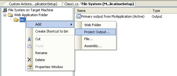Scottgus Blog Tiptrick Creating Packaged Aspnet Setup Programs With Vs 2005